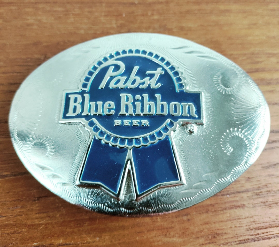 Vintage Pabst Blue Ribbon Belt Buckle - Etsy