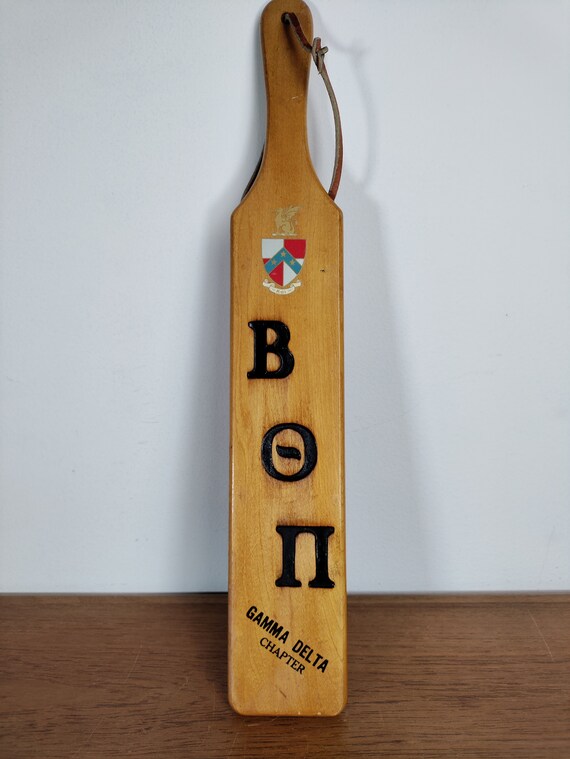 Vintage Beta Theta Pi Pledge Paddle - Etsy