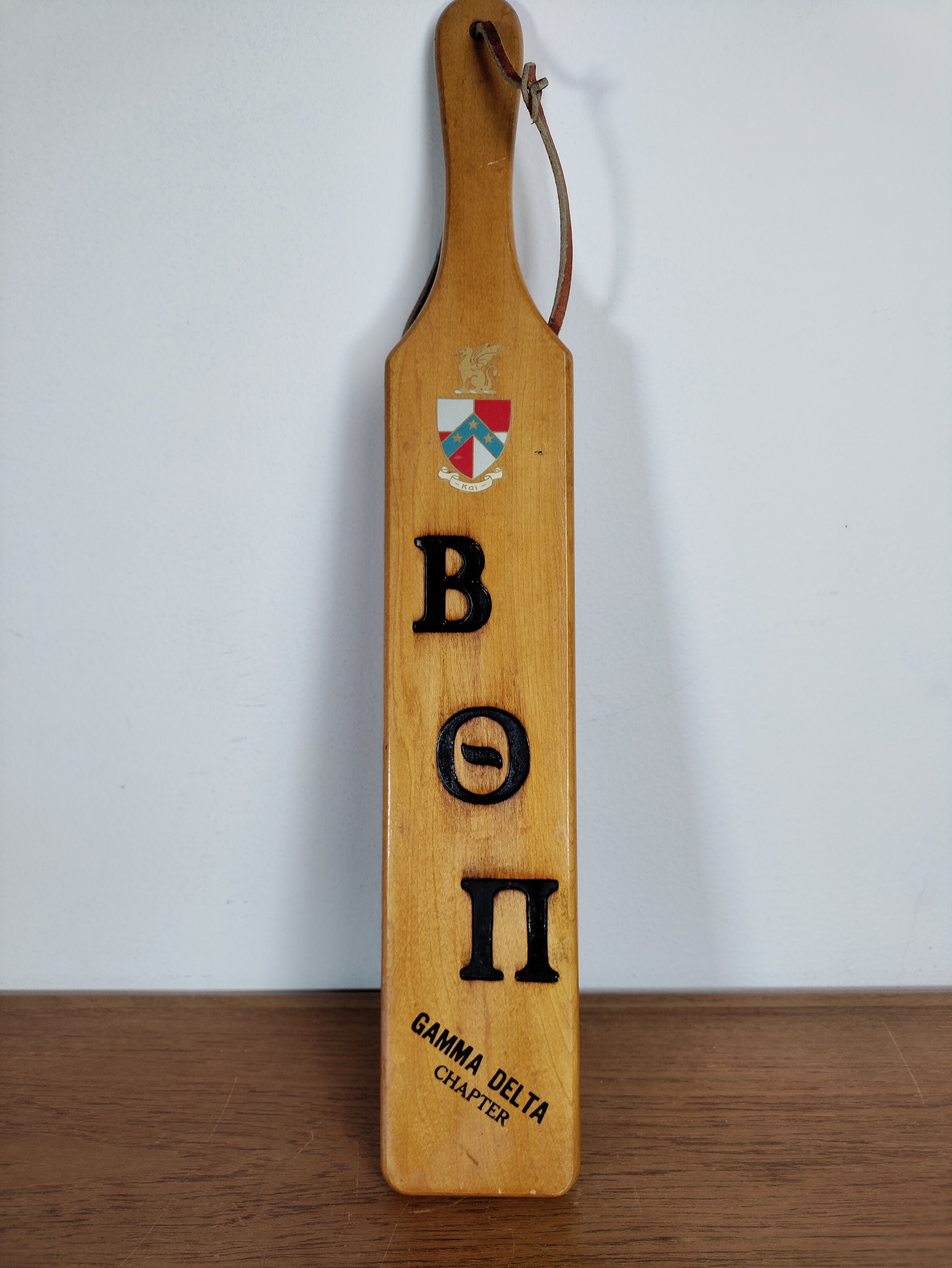 Vintage Beta Theta Pi Pledge Paddle - Etsy
