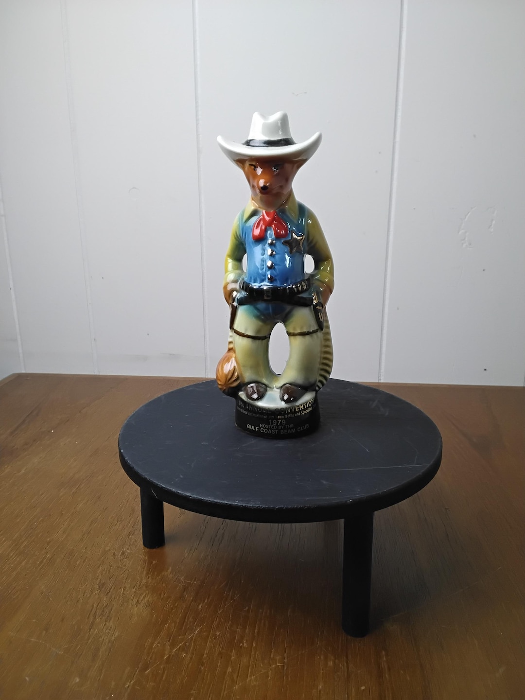 Vintage Jim Beam Cowboy Fox Figurine - Etsy