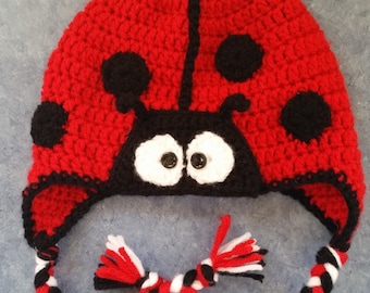 Ladybug Hat - Etsy
