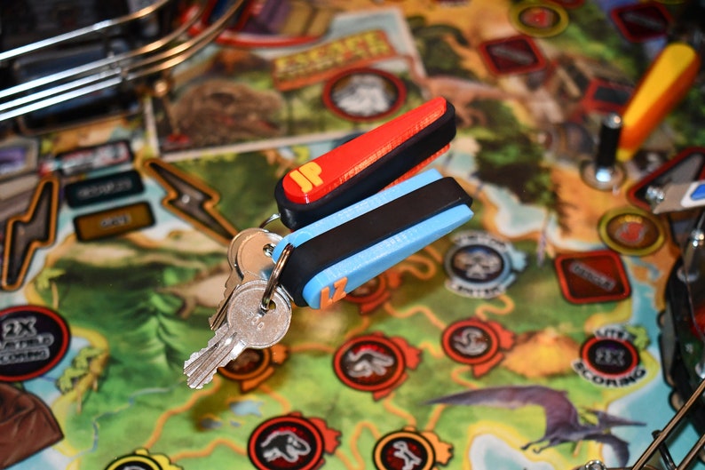 Pinball Flipper Keychain W/ Real Rubber Customized Gift - Etsy