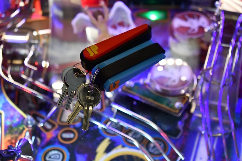 Pinball Flipper Keychain W/ Real Rubber Customized Gift - Etsy