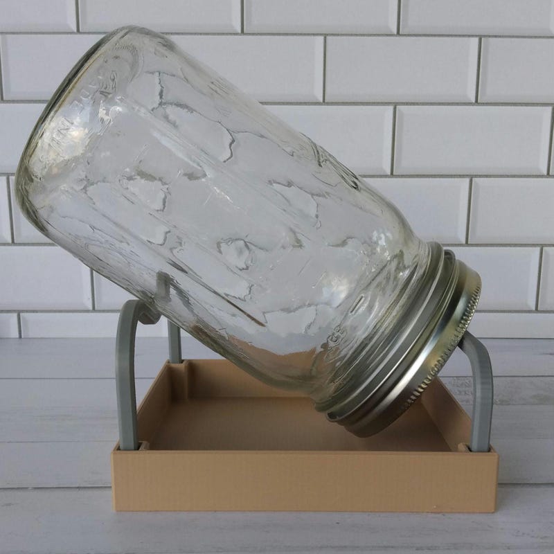 Glass Jar Plant Stand - Etsy