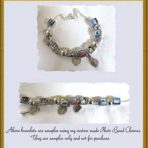 THE BEATLES CHARM Photo Bead Charm Custom Made Sterling - Etsy