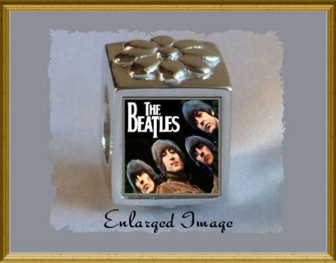 THE BEATLES CHARM Photo Bead Charm Custom Made Sterling - Etsy