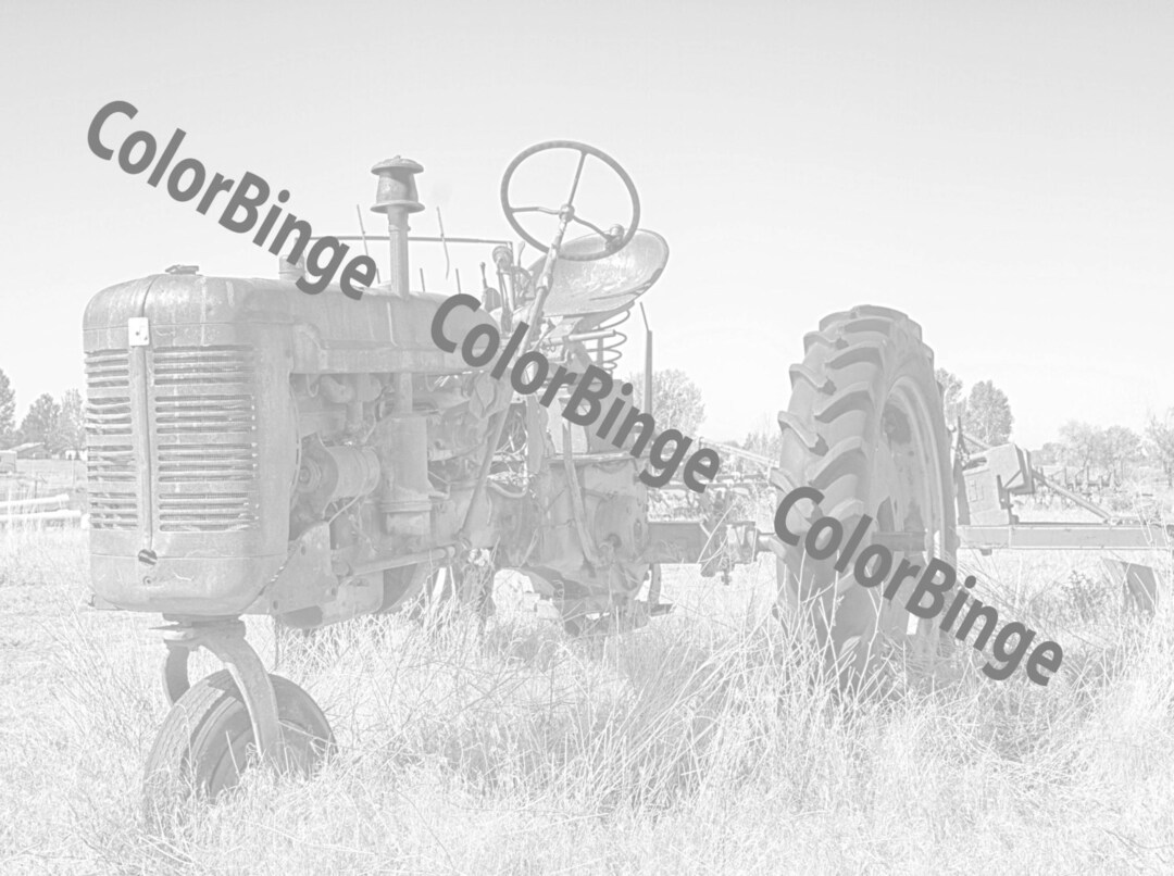 Tractor From Color the Rural West, Clunkers, Junkers & Jalopies ...