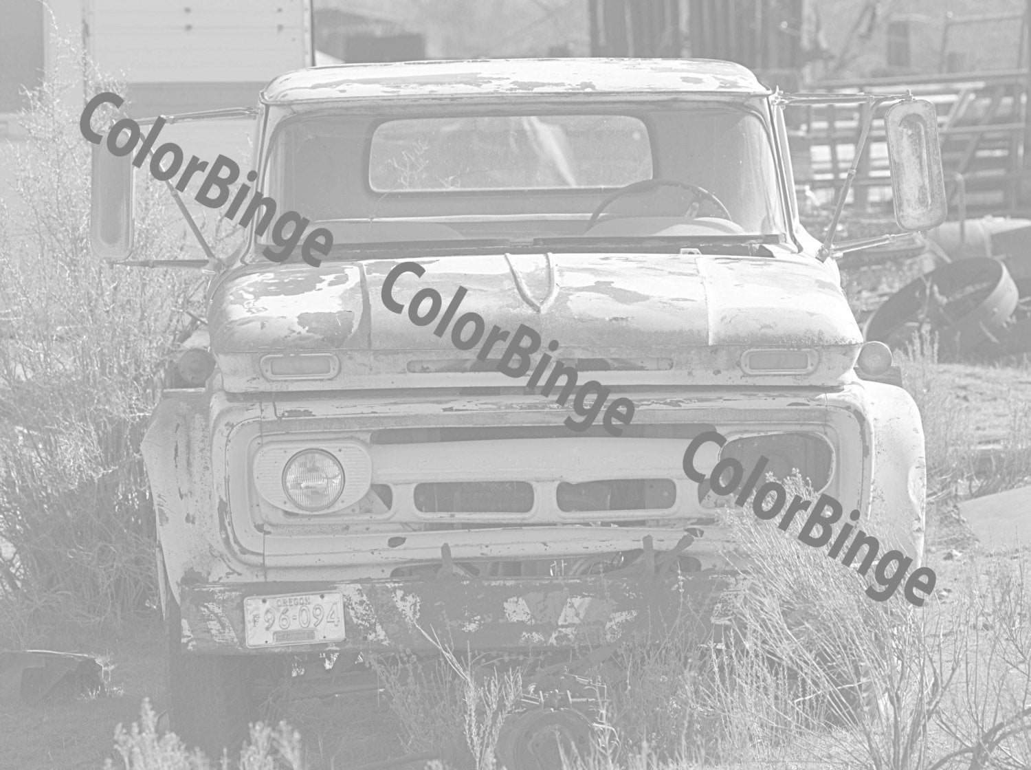 One-eyed Truck From Color the Rural West, Clunkers, Junkers & Jalopies ...