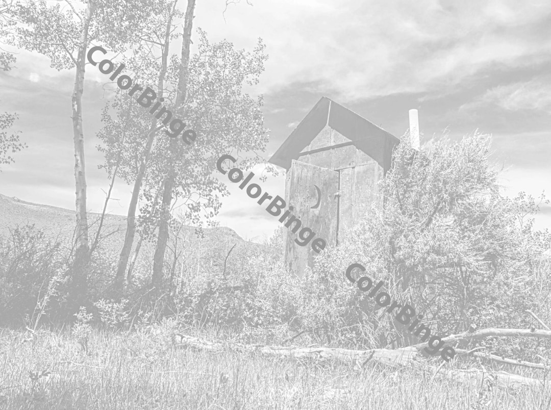 Outhouse From Color the Rural West, Clunkers, Junkers & Jalopies ...