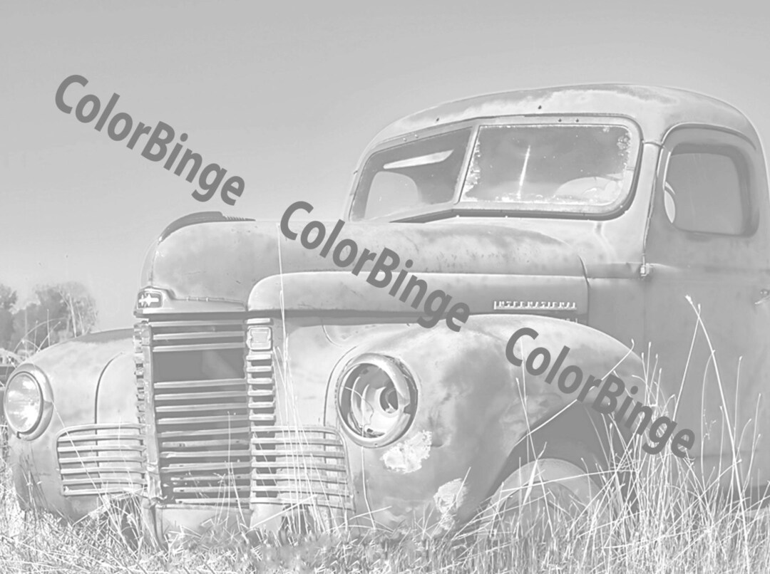 IH Truck From Color the Rural West, Clunkers, Junkers & Jalopies ...