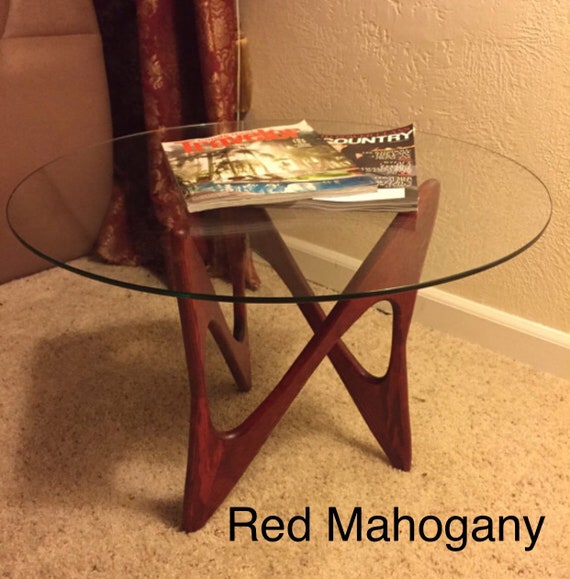Mahogany glass coffee table store