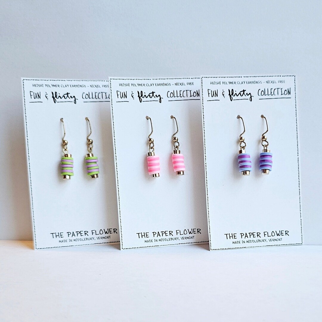 Tiny Drop Earrings, Earrings for Children, Short Drop Earrings ...