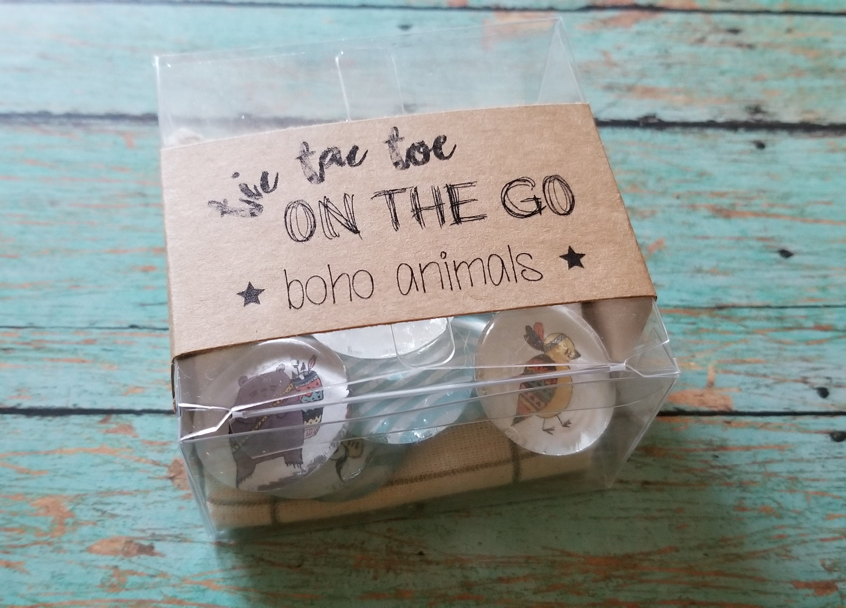 Tic Tac Toe To-go - Etsy