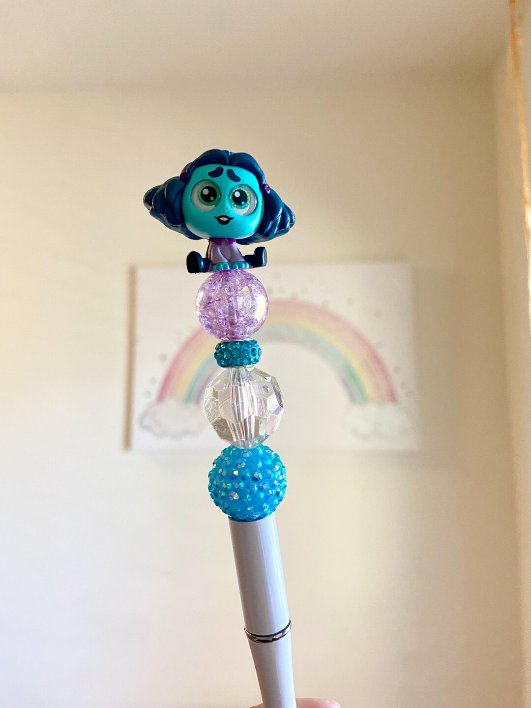 Inside Out Disney Character Custom Beaded Pens, Doorable Disney Pens ...