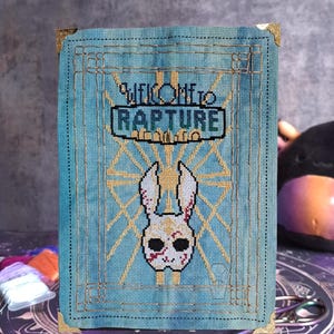Bioshock Cross Stitch Pattern, PDF Download, Welcome to Rapture ...