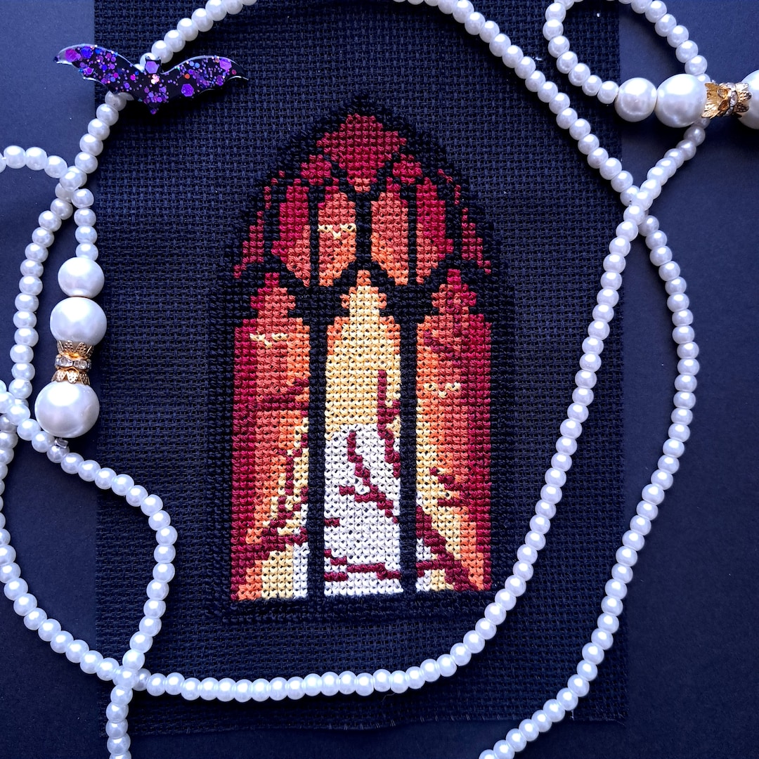 Gothic Sunset Counted Cross-stitch Pattern, PDF Download, Cathedral ...