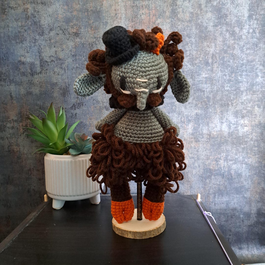 Regal Faun Plush Amigurumi, Handmade Crochet, Halloween Themed Doll ...