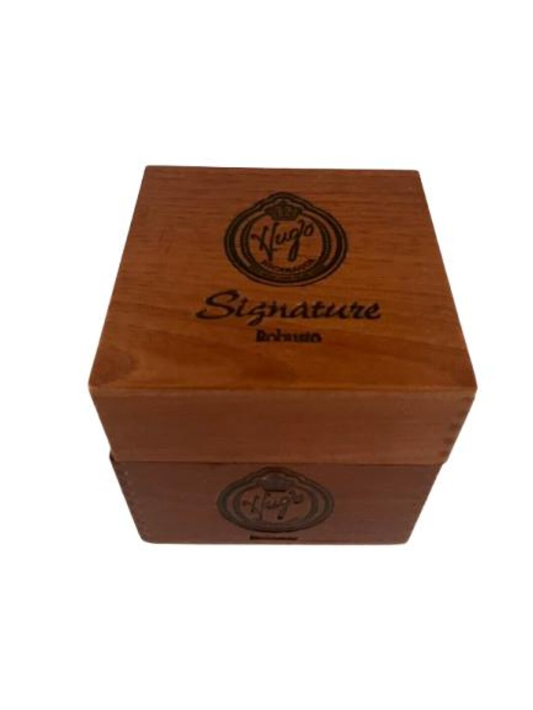 Vintage Wooden Cedar Cigar Box With Individual Slots and Lift Top Lid ...