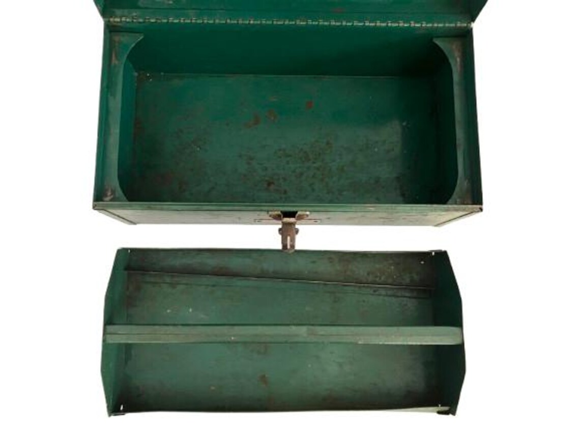 Vintage PARK Tool Box • Model 16H • /w Lift Out Tray • Tool Storage ...