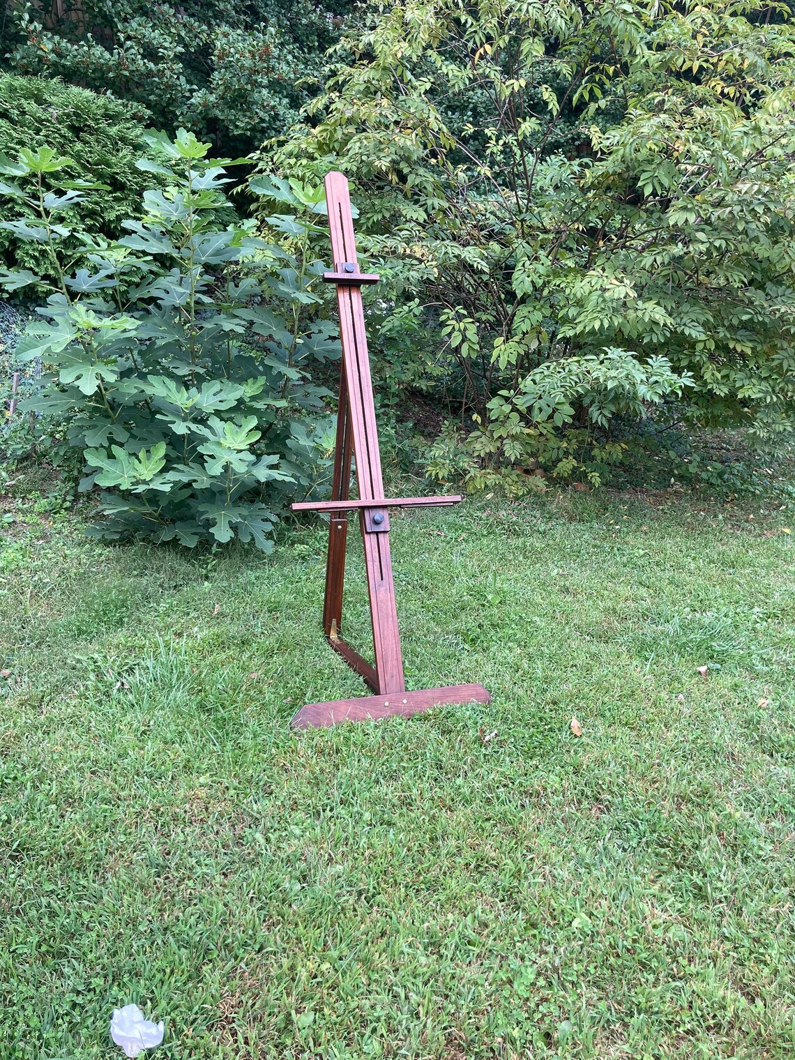 Vintage Large Wood Floor Easel by Pioneer Extendible Fully Adjustable ...