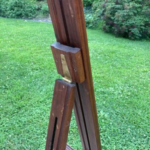 Vintage Large Wood Floor Easel • by Pioneer • Extendible • Fully ...
