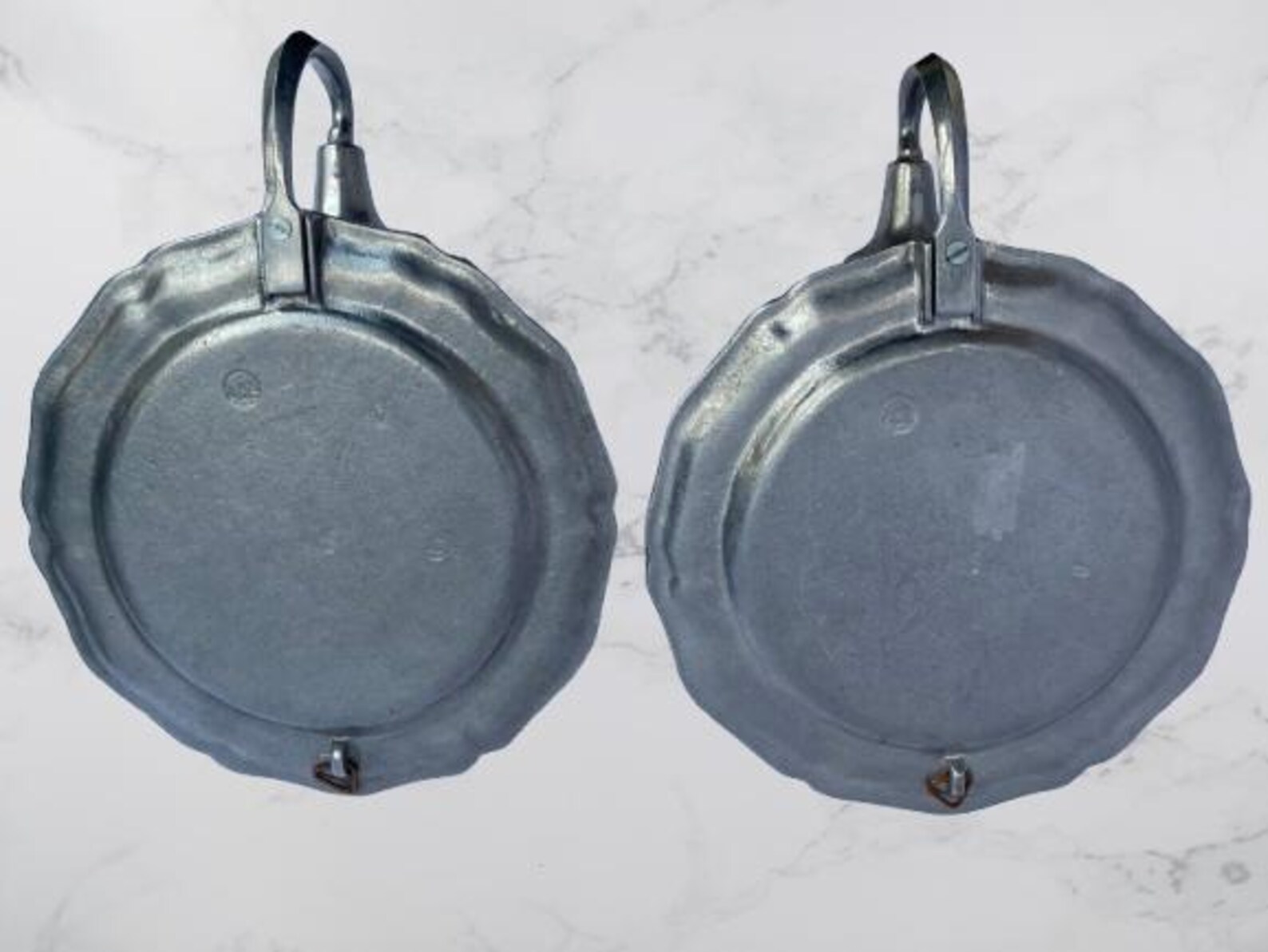 Pair of Early 1960's RWP Wilton Armetale Pewter Wall Sconce Round Plate ...