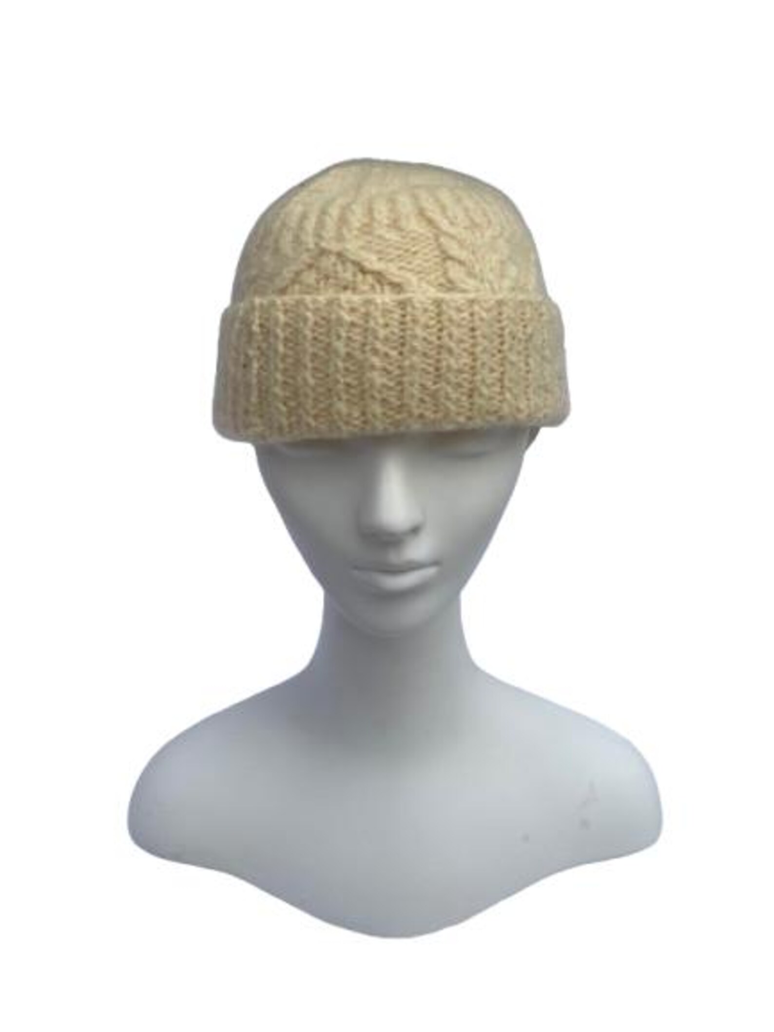 Vintage LL Bean • Irish Pure New Wool Beanie • Winter Cap • Made in ...
