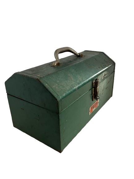 Vintage PARK Tool Box • Model 16H • /w Lift Out Tray • Tool Storage ...