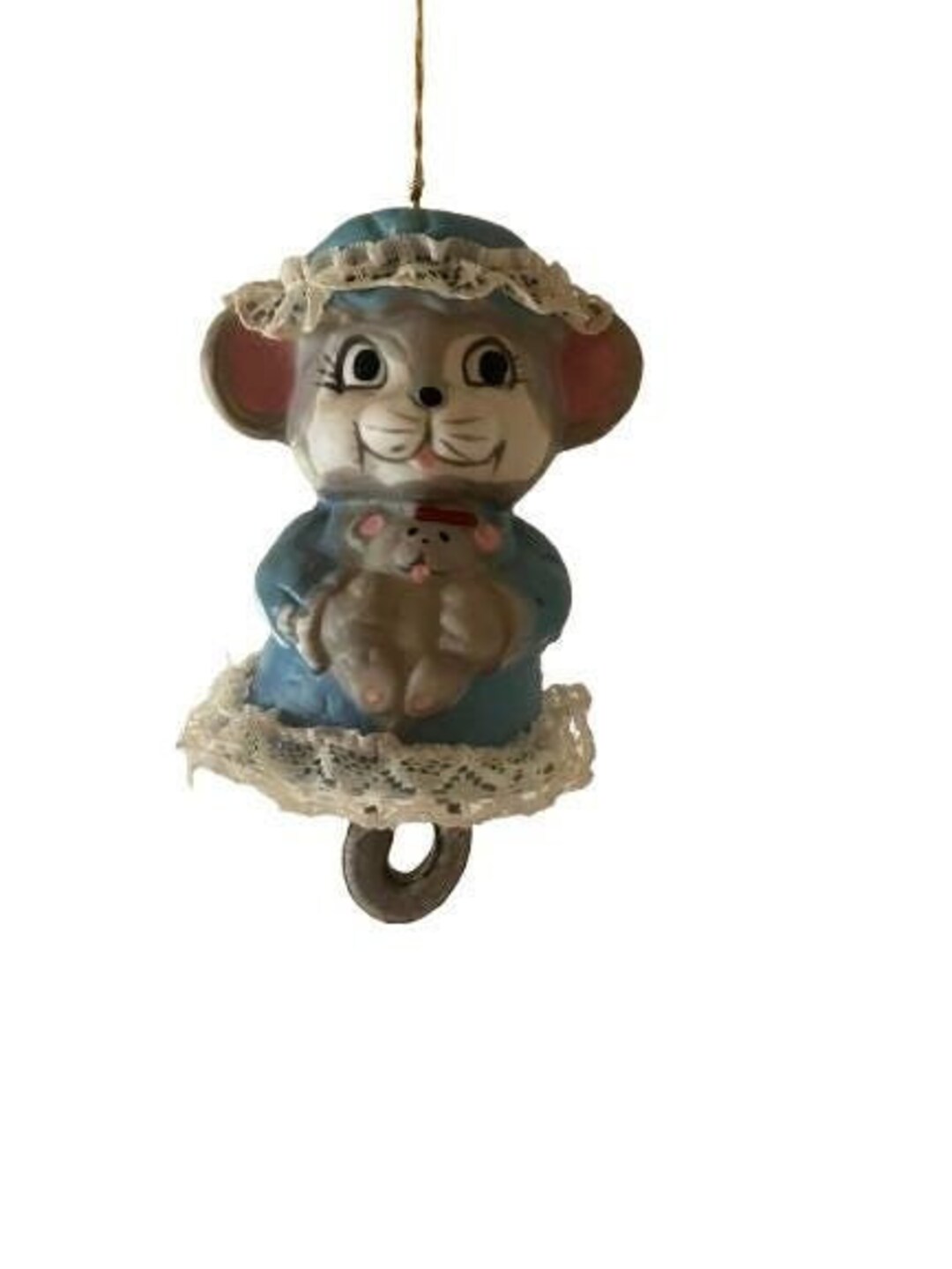 Vintage 1980's Tattle Tails by Giftco • Mother and Baby Mouse • Hand ...