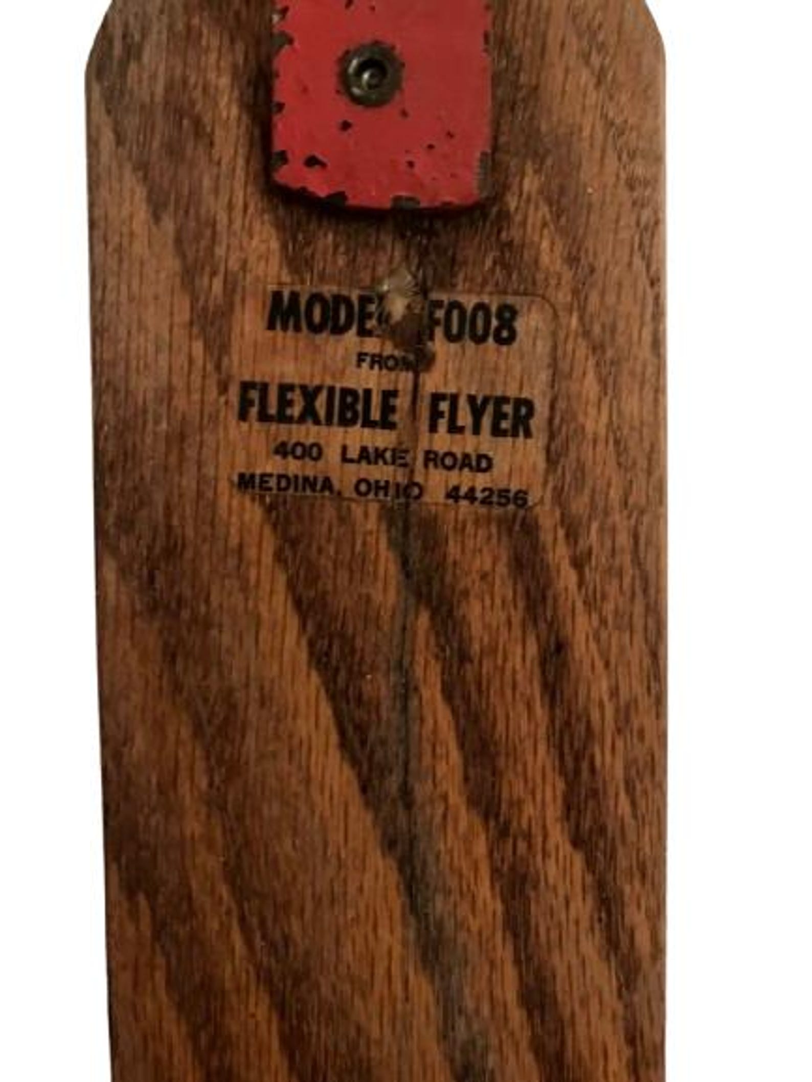 Vintage ASTRO 8 Wood & Metal Snow Sled • Flexible Flyer Model F008 ...