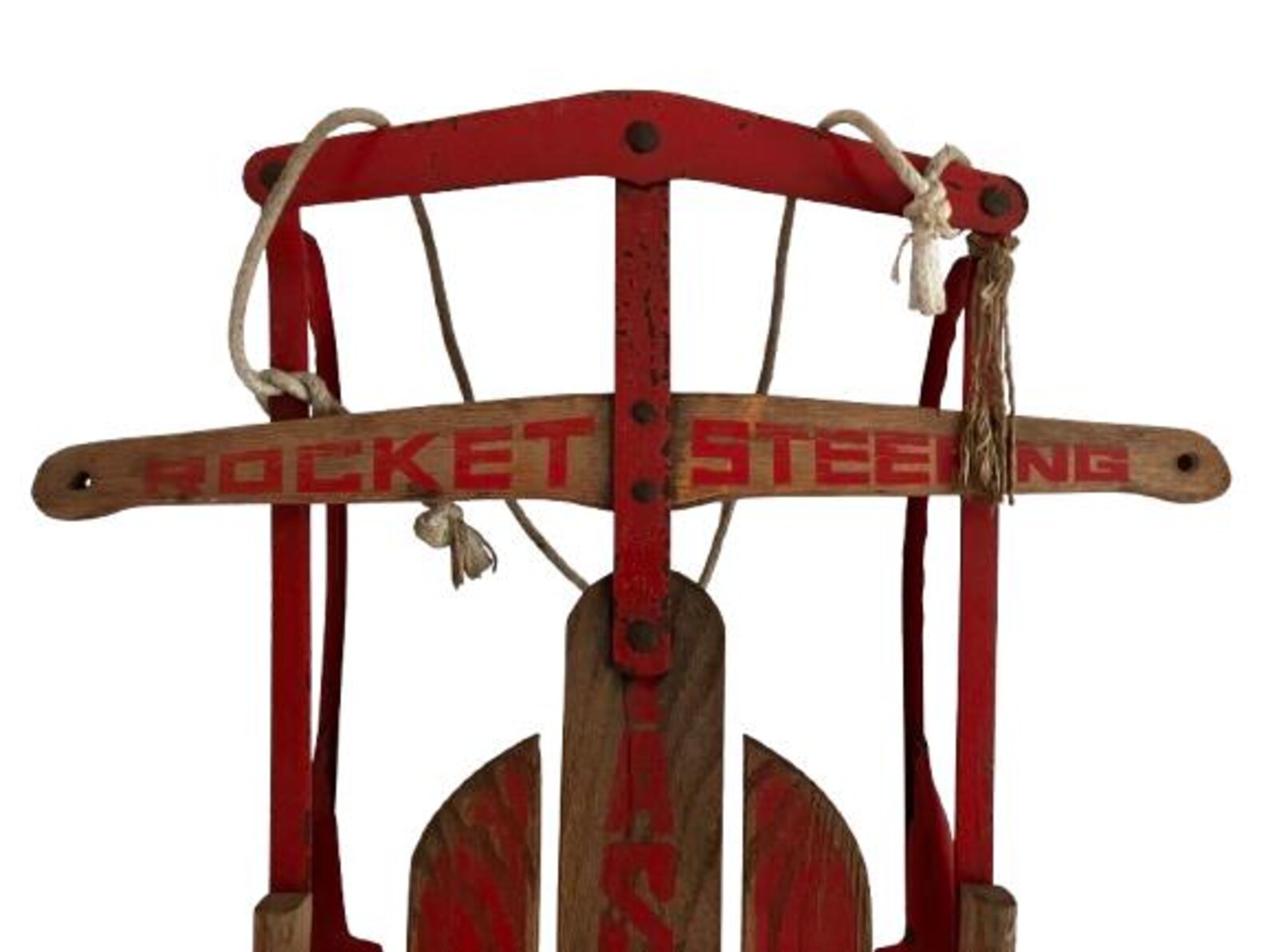 Vintage ASTRO 8 Wood & Metal Snow Sled • Flexible Flyer Model F008 ...