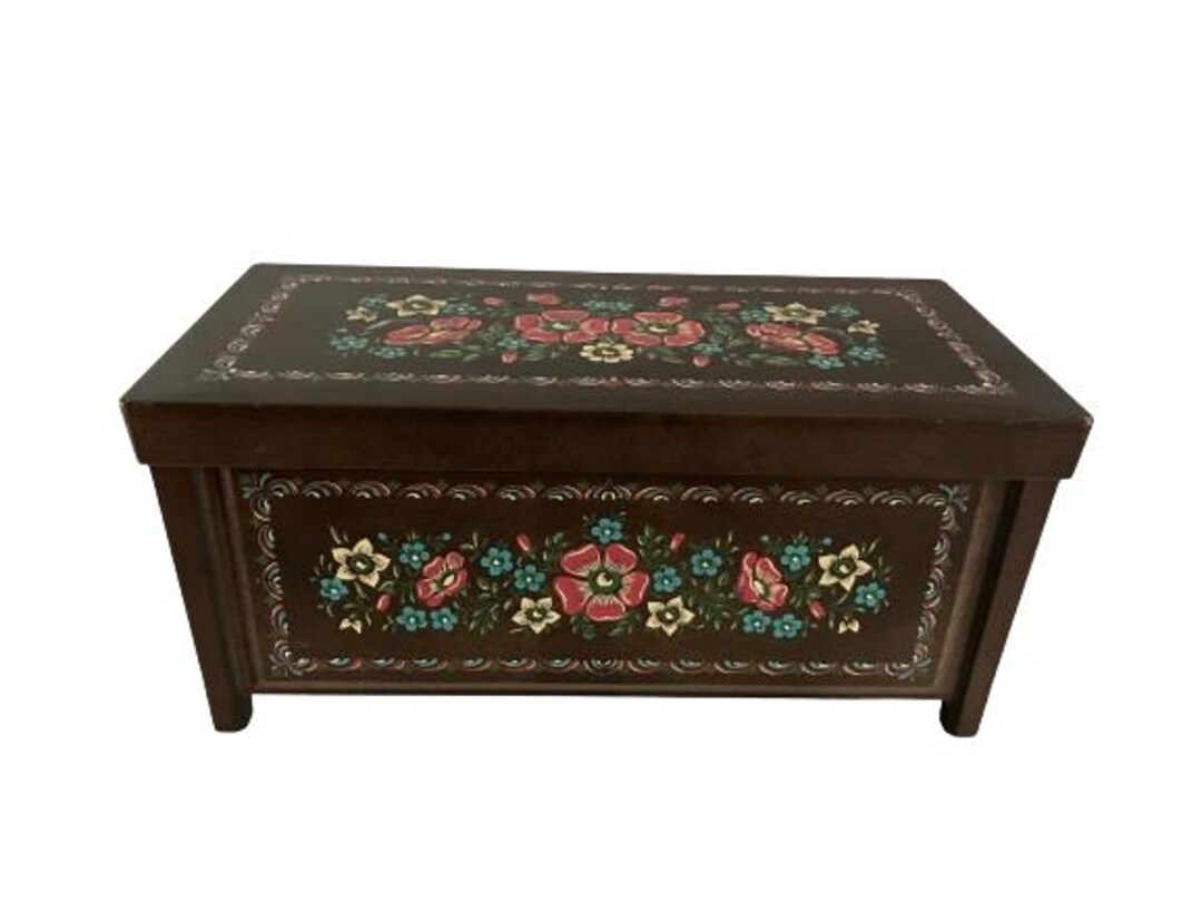 Vintage 60s Murrhardter Chest • German Sewing Box • Jewelery Organizer ...