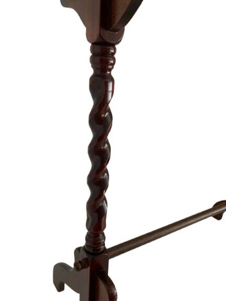 Vintage Wooden Quilt Rack • Blanket Rack • Turned Spindle Wood ...