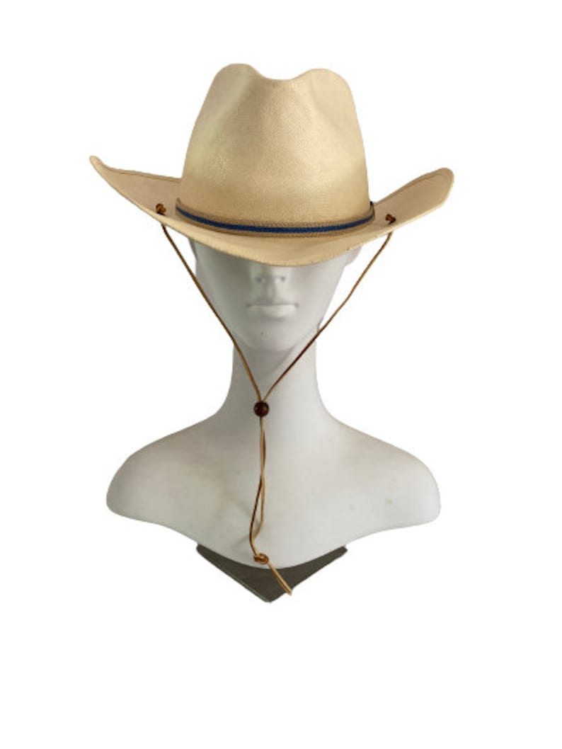 Vintage Classic Stetson Shantung 7X Straw Cowboy Western Hat Natural ...