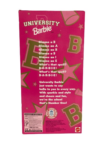 Vintage 1996 Penn State University PSU BARBIE Cheerleader Doll by ...