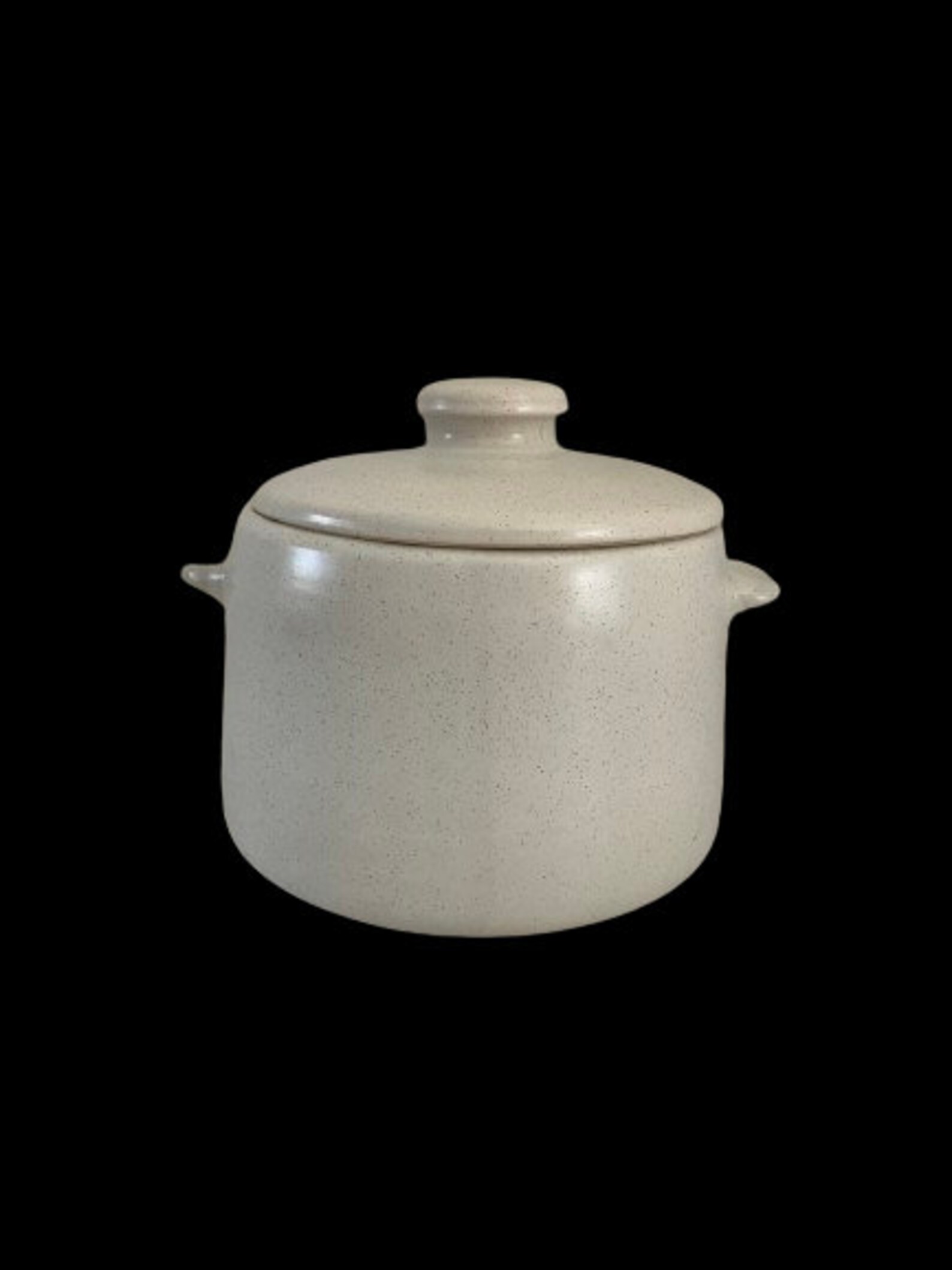 Vintage Westbend Stoneware Pottery Stockpot Server • Made in USA • Fork ...