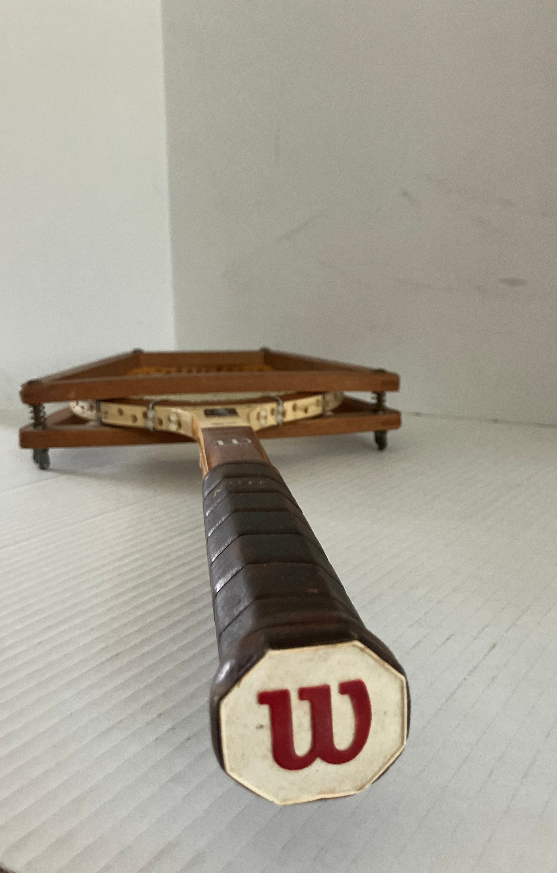 Vintage 1970's WILSON Chris Evert Autograph Light 4 1/2 Wood Tennis ...