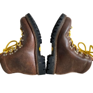 Vintage 1970s ASOLO Sport Yukon Brown Leather Hiking Trail ...