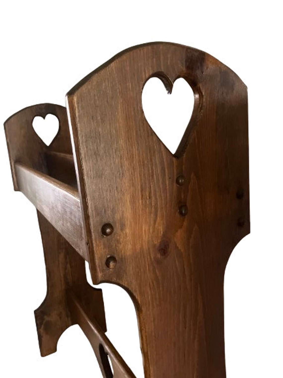 Vintage Wooden Quilt Rack Three Bar Display Blanket Stand Towel Rack ...