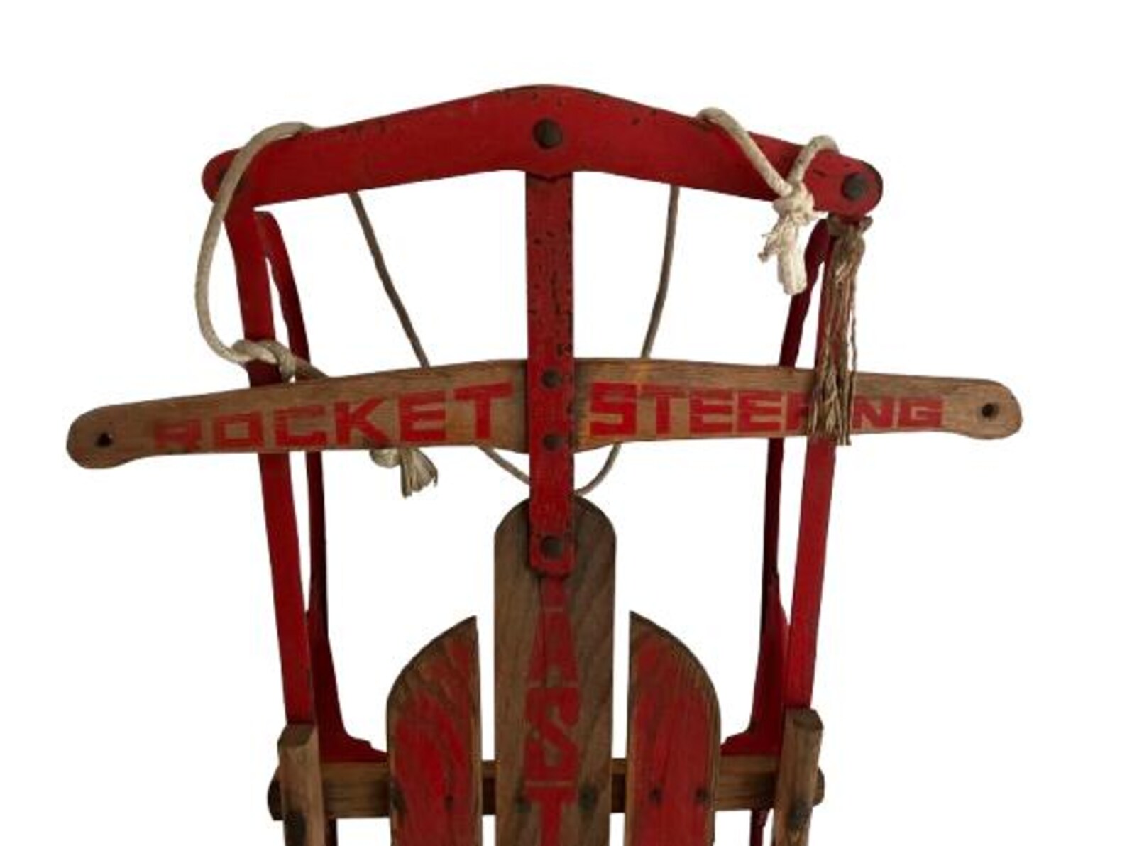 Vintage ASTRO 8 Wood & Metal Snow Sled • Flexible Flyer Model F008 ...