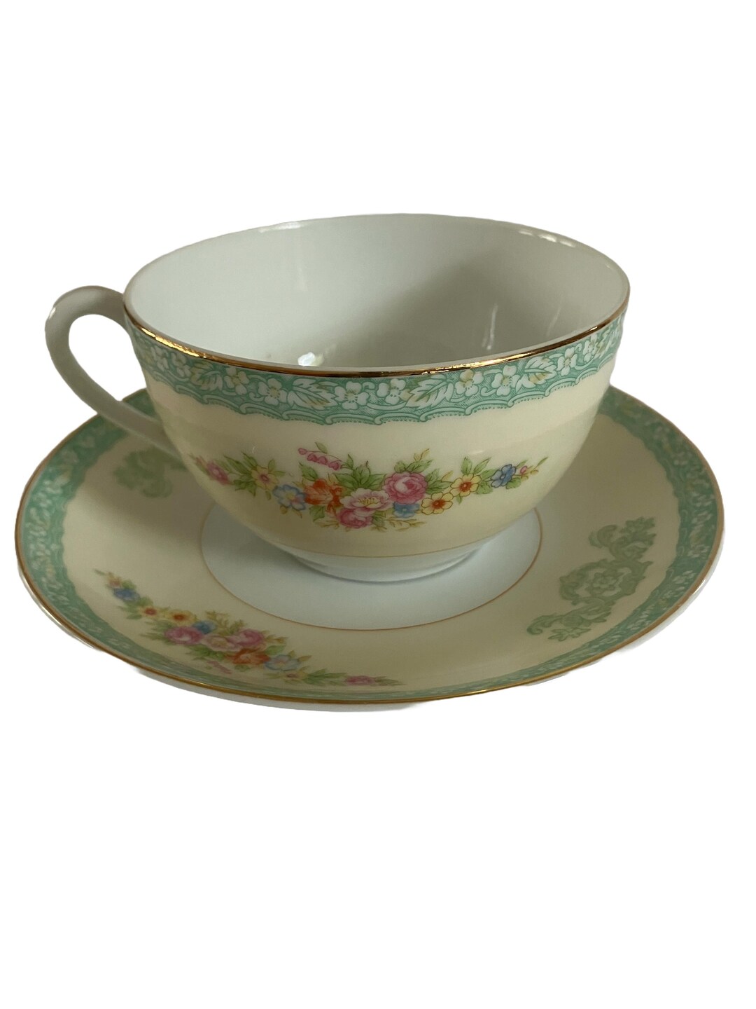 Rare Early Noritake Morimura Bros. • Petite Teacup & Saucer Set • Holds ...