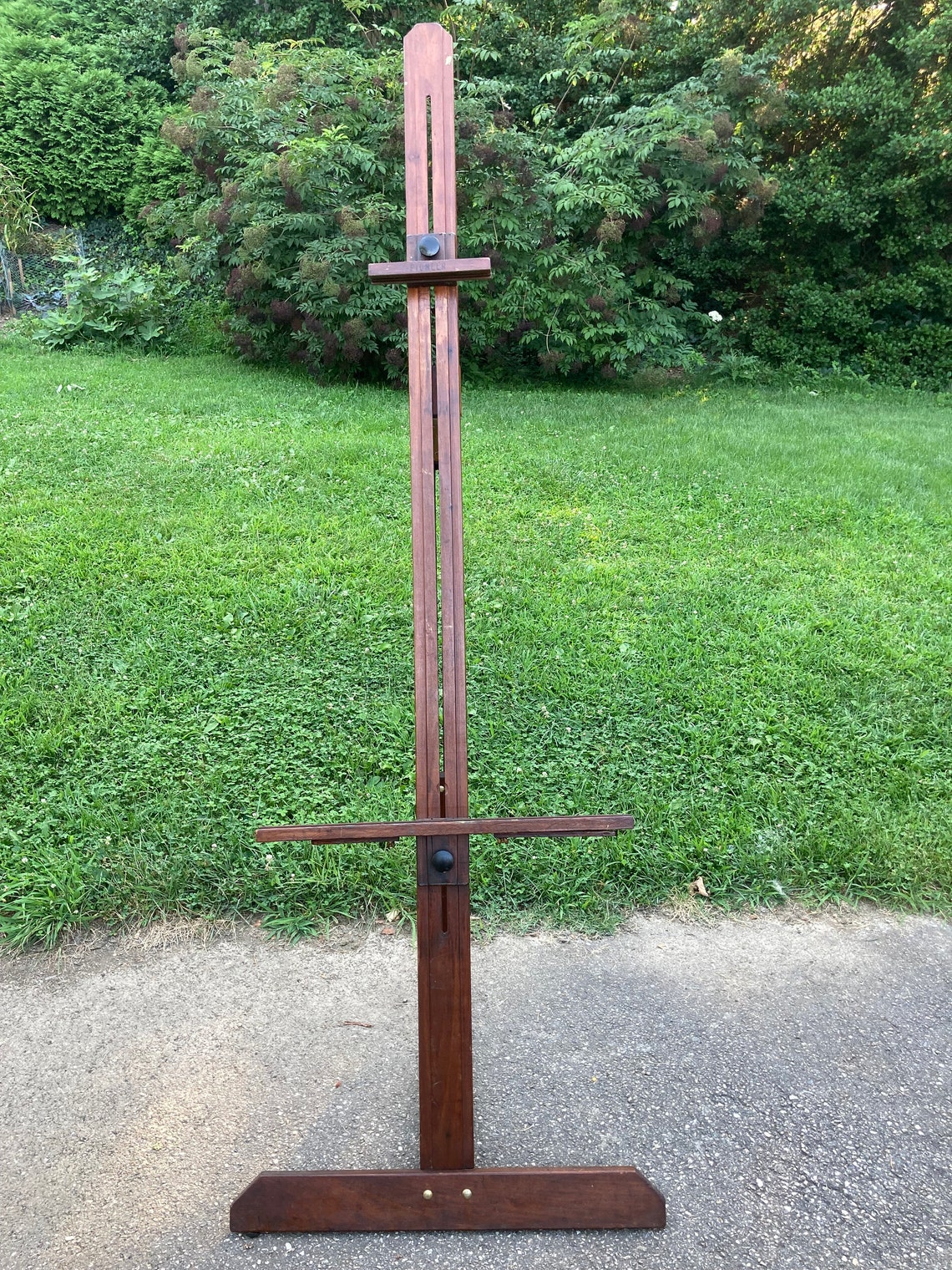 Vintage Large Wood Floor Easel by Pioneer Extendible Fully Adjustable ...