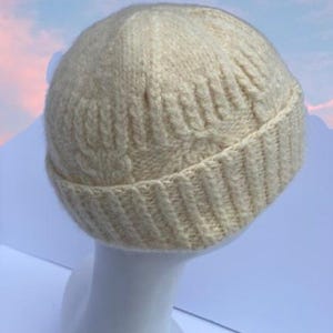 Vintage LL Bean • Irish Pure New Wool Beanie • Winter Cap • Made in ...