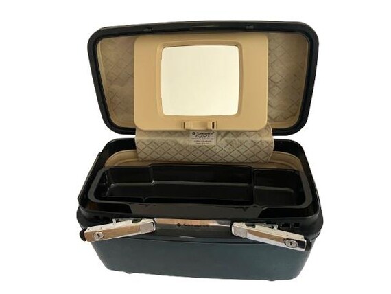 Vintage 1980's Samsonite Profile II • Teal Blue Train… - Gem