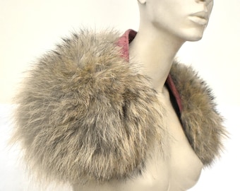 Fur shoulder wrap | Etsy