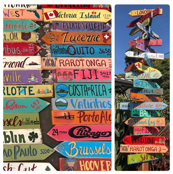 Travel Destination Sign