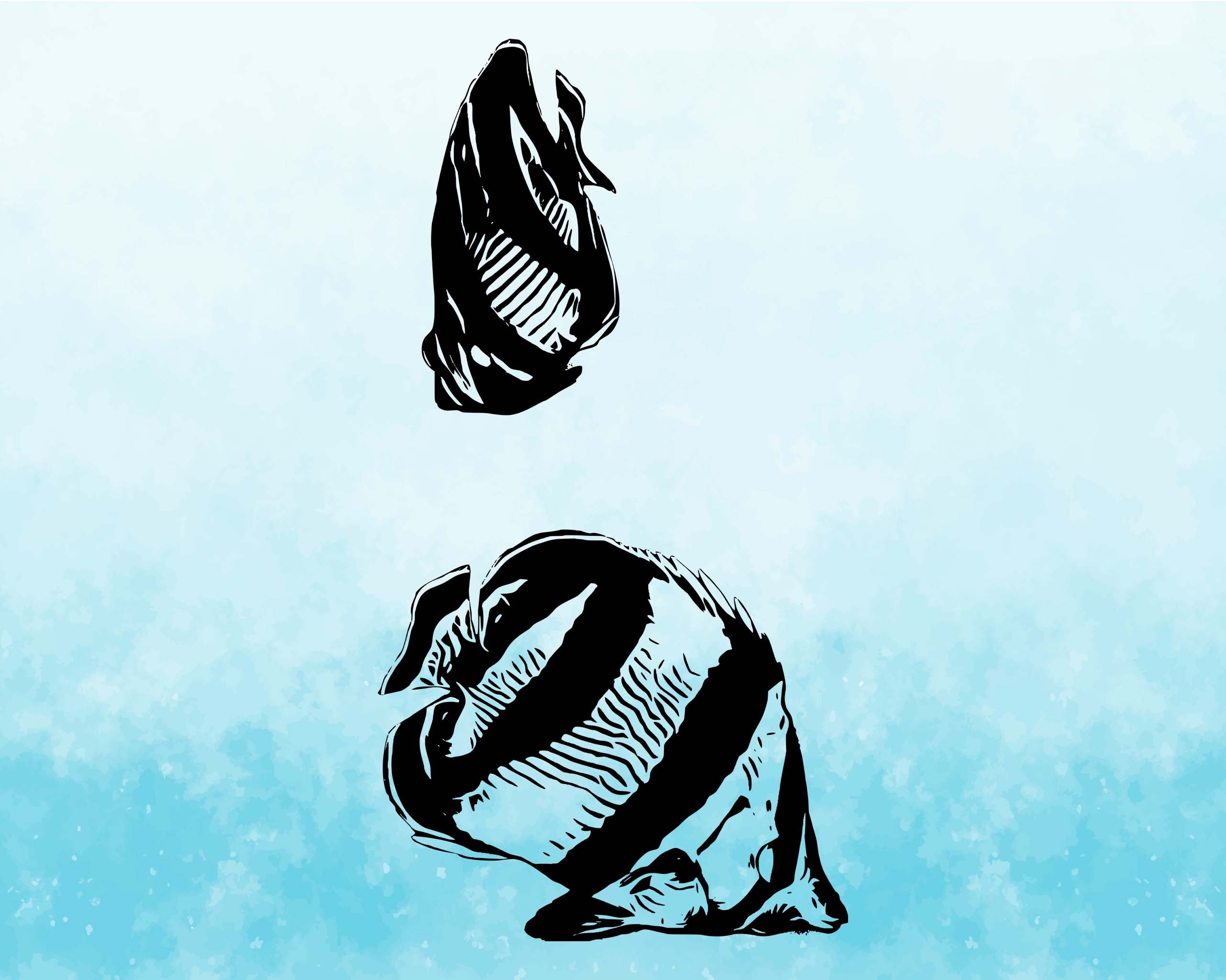 Tropical Fish SVG, Tropical Fish DXF, Fish SVG, Tropical Fish Vector ...