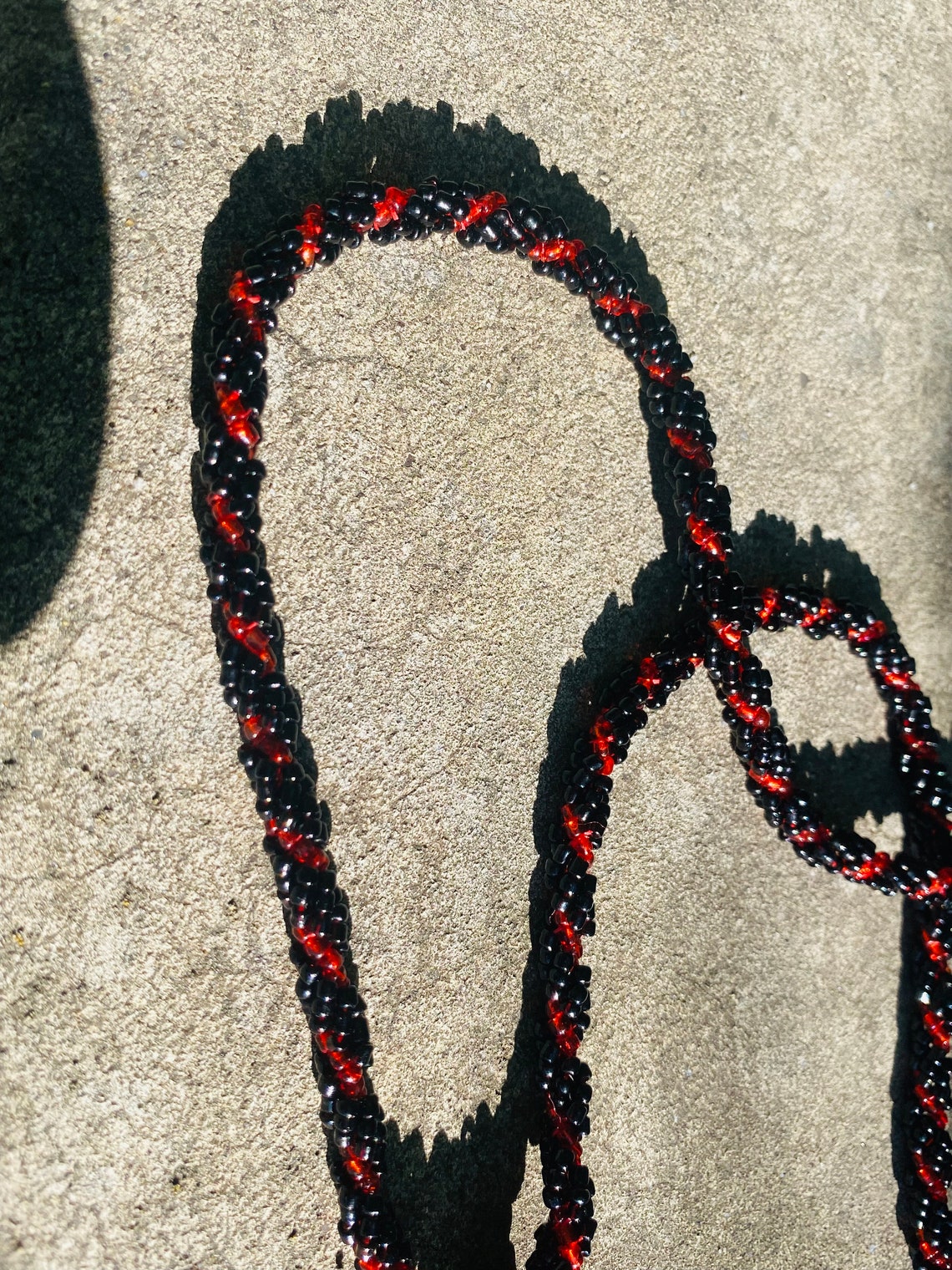 Albanian Beaded Shqiponja Necklace - Etsy