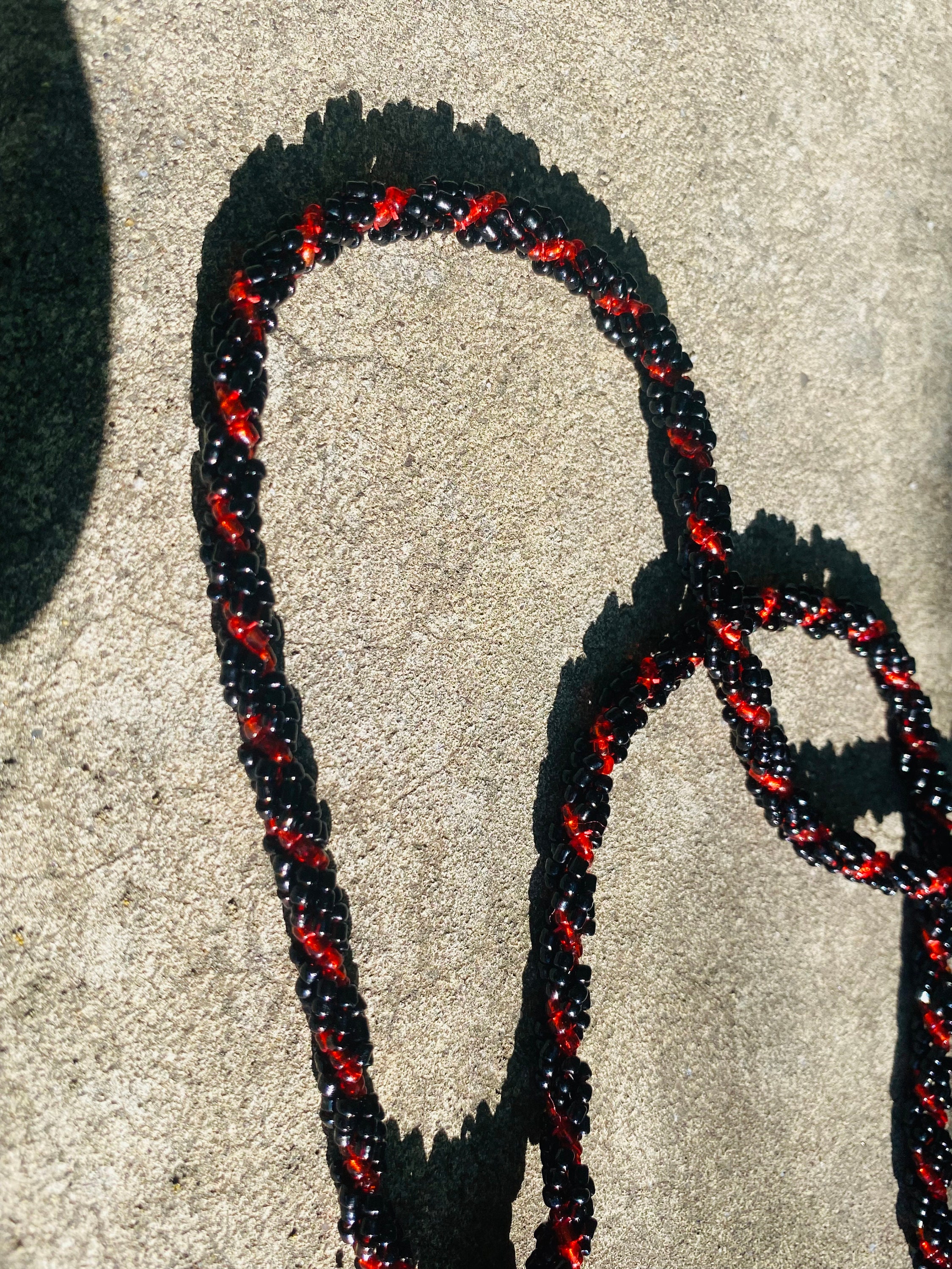 Albanian Beaded Shqiponja Necklace - Etsy