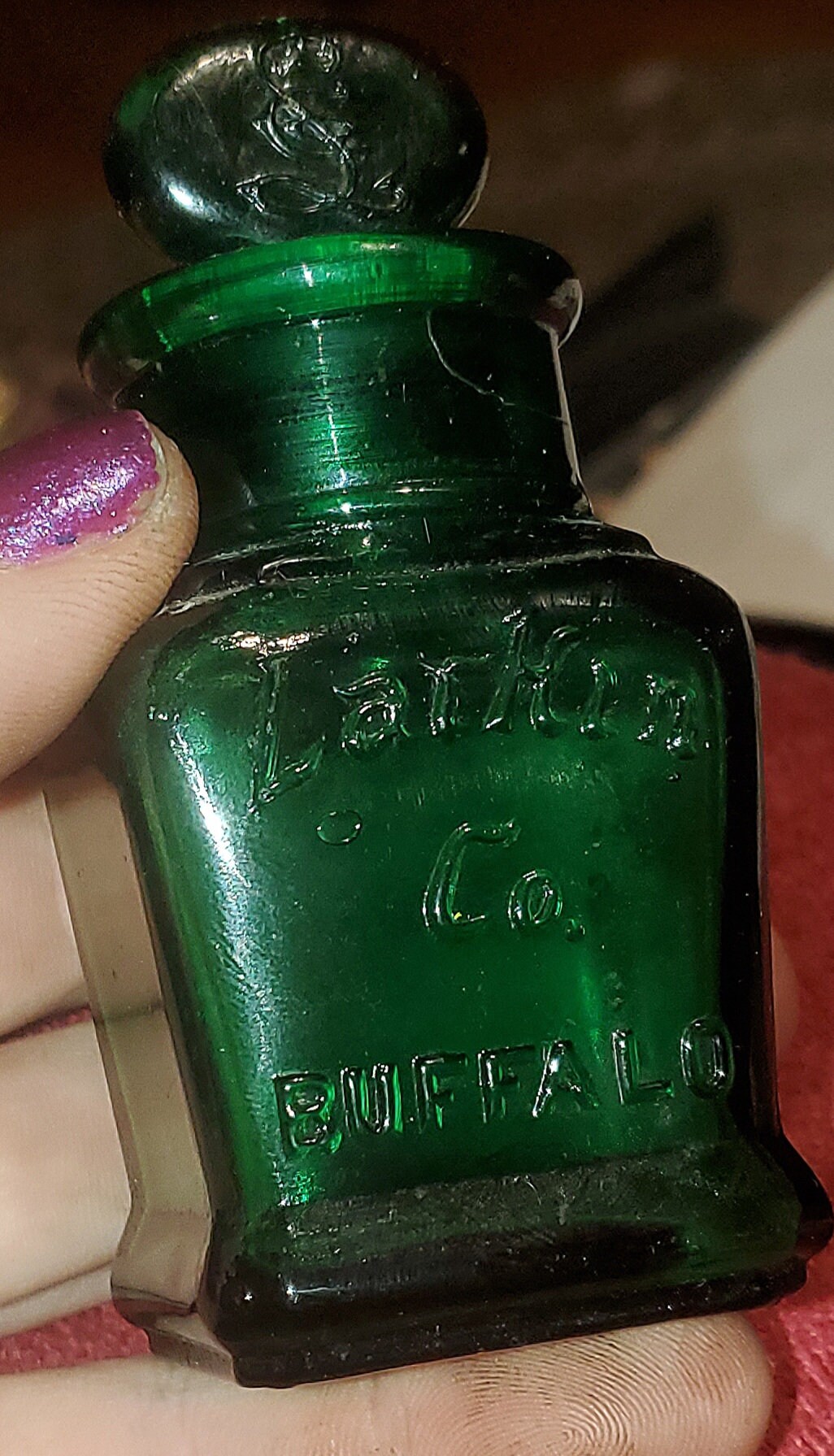 Antique Larkin Co. Smelling Salts Jar - Etsy